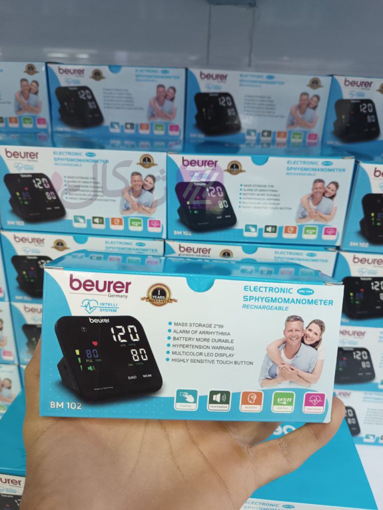 فشار سنج بازویی دیجیتالی بیورر مدل beurer BM102 (سخنگو فارسی) - فروشگاه ژیکال